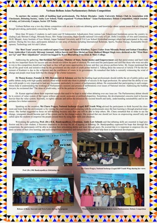 Amicode e-Newsletter Issue 11 - Amity Law School Noida | PDF