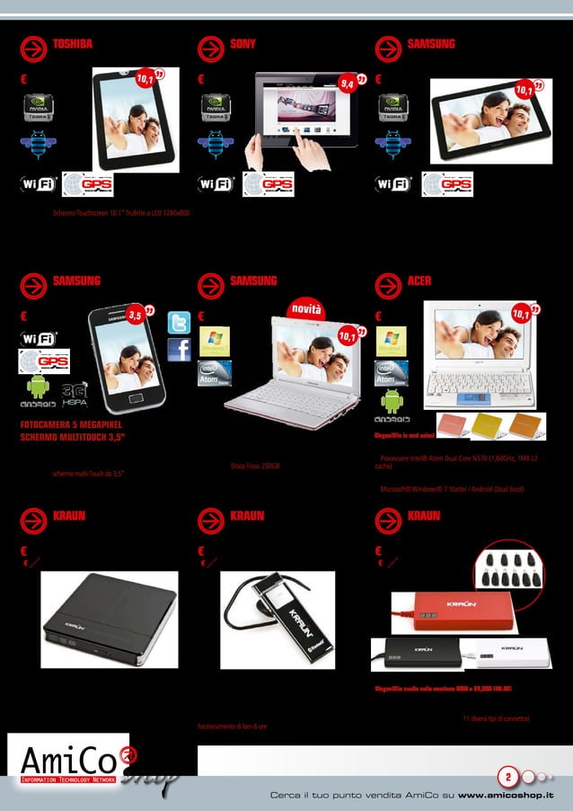 Volantino Amico shop Gen 2012 | PDF
