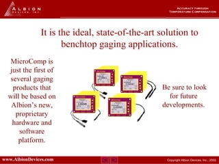 Albion Devices, Inc Micro Computer Gaging System | PPT
