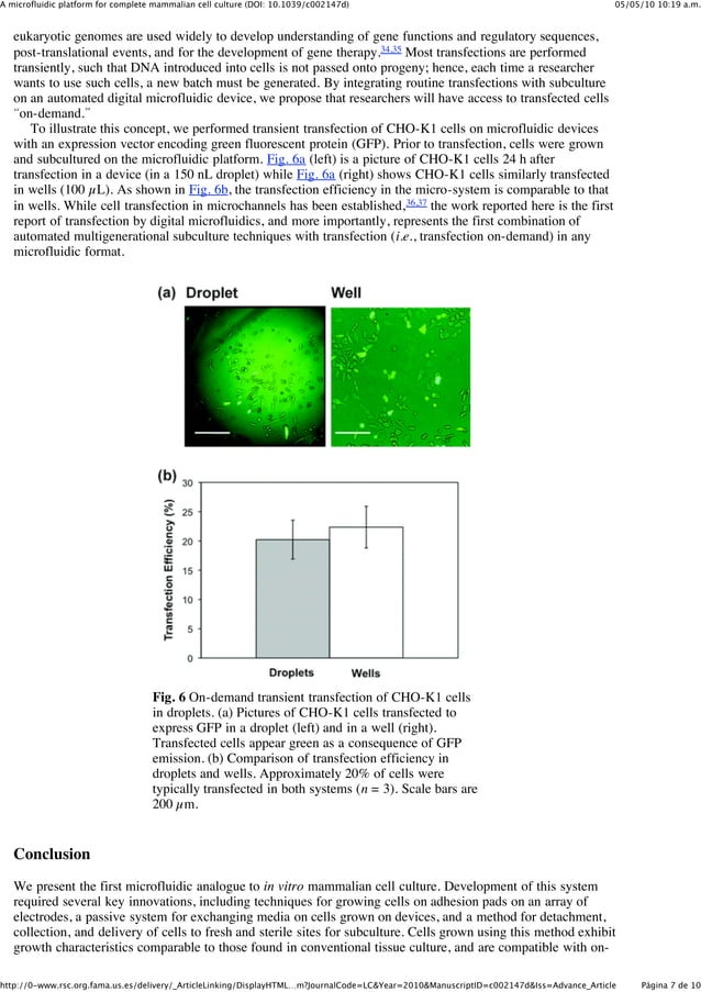 A microfluidic platform for complete mammalian cell culture | PDF