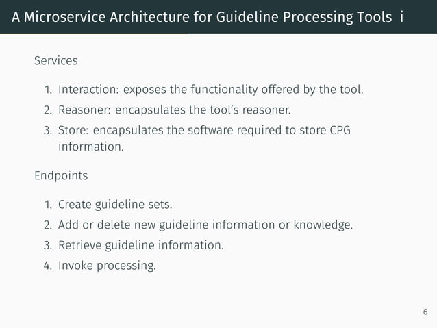 A Microservice Architecture For The Design Of Computer Interpretable