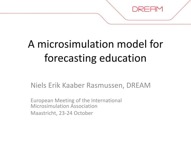A Microsimulation Model For Forecasting Education Pptx Technology