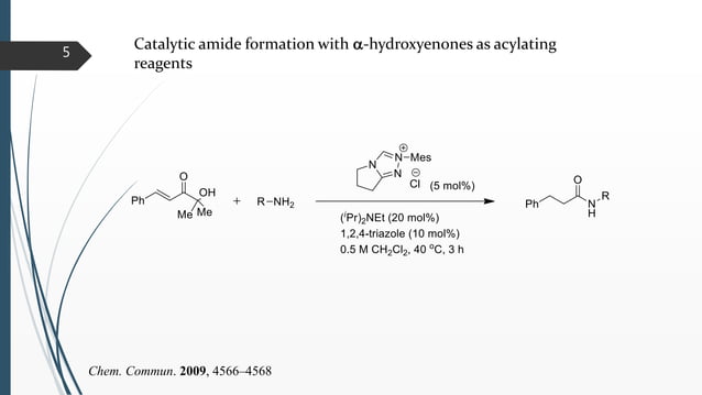Amide bond formation | PPSX | Chemistry | Science