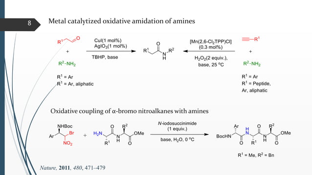 Amide bond formation | PPSX | Chemistry | Science