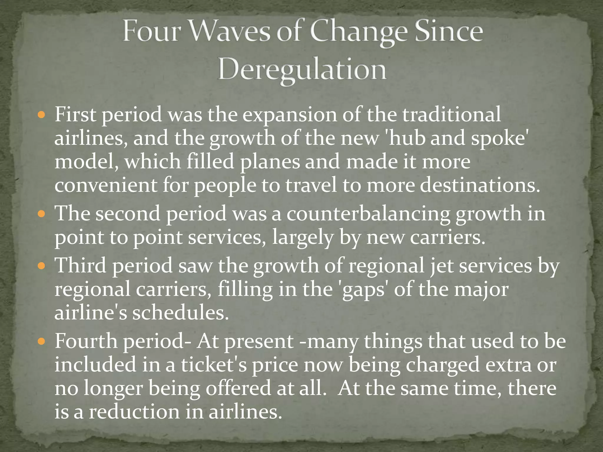airline deregulation | PPT