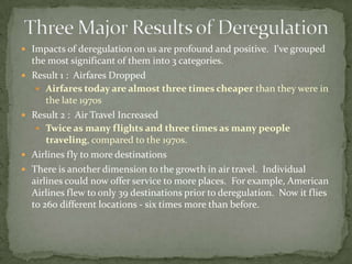 airline deregulation | PPT