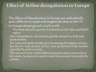 airline deregulation | PPTX