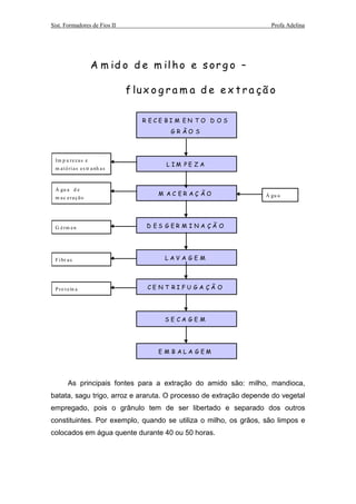 Amido de milho | PDF