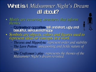 A Midsummer Night’s Dream | PPT