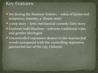 Shakespeare's A Midsummer Night’s Dream | PPT