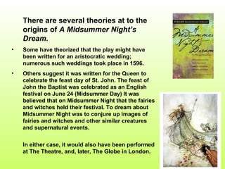 A midsummer night's dream pwr pt. | PPT