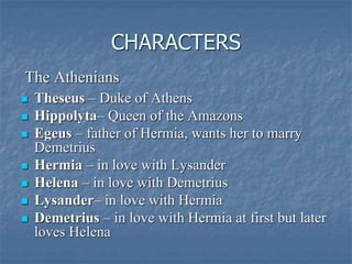 A Midsummer Night's Dream | PPTX