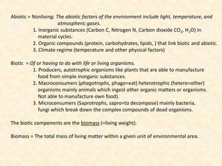 Ami ecology part1. introduction | PPT