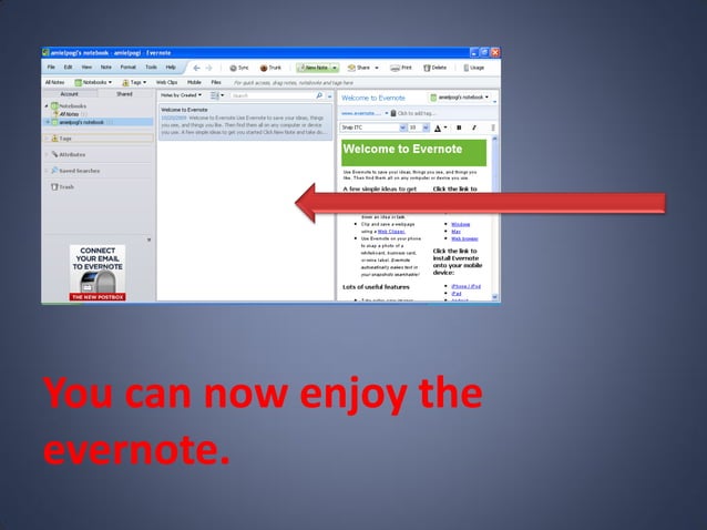 Amiel pangilinan how to use evernote | PPT