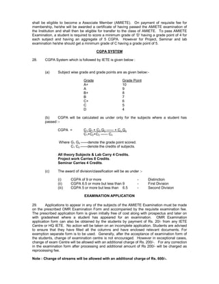 IETE CS Prospectus | PDF