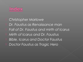 Fall of Dr.faustus | PPT
