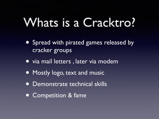 Amiga Cracktro Programming | PPT