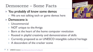 Amiga 34 Demoscene Talk by Noname and Dascon | PPT