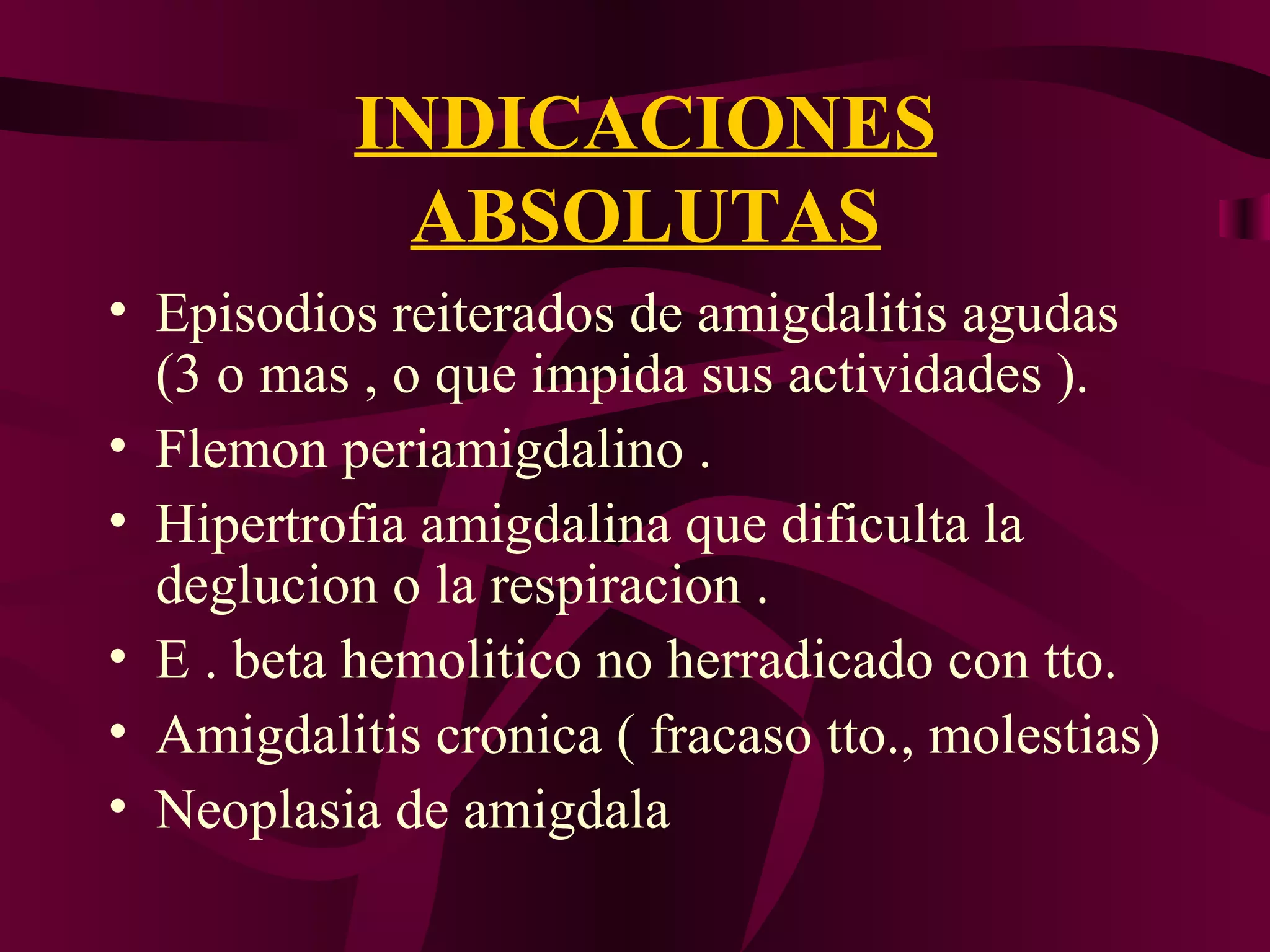 Amigdalectomia | PPT
