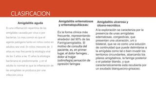 Amigdalitis | PPTX