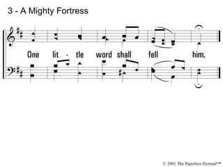 A Mighty Fortress | PPT