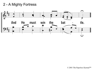 A Mighty Fortress | PPT