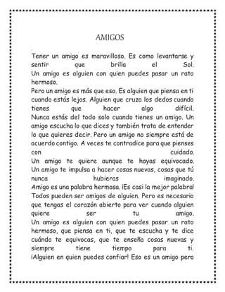 Amigos | DOCX