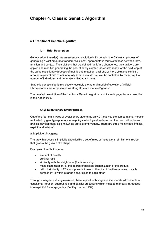 Amiina Bakunowicz_MSc Thesis_NEURAL SELF-ORGANISING MAPS AND GENETIC ALGORITHM: EVOLVING 3D ...