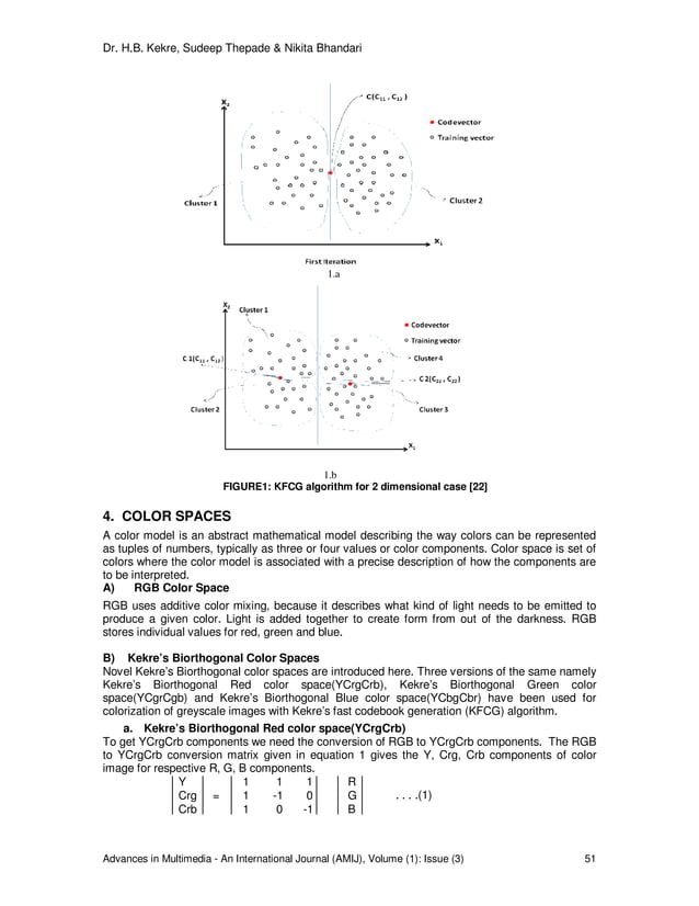 Colorization of Greyscale Images Using Kekre’s Biorthogonal Color Spaces and Kekre’s Fast ...