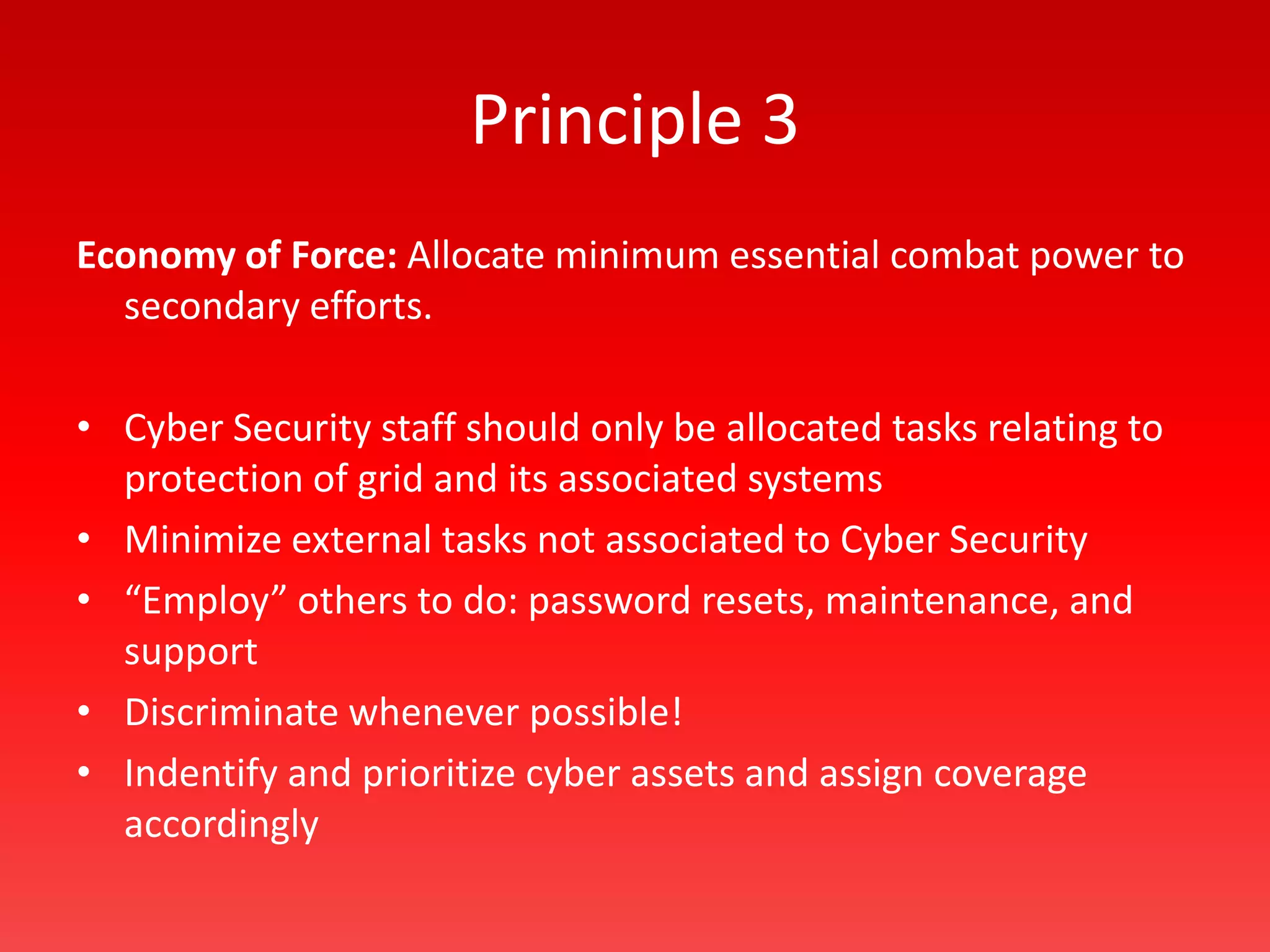 A military perspective on cyber security | PPTX