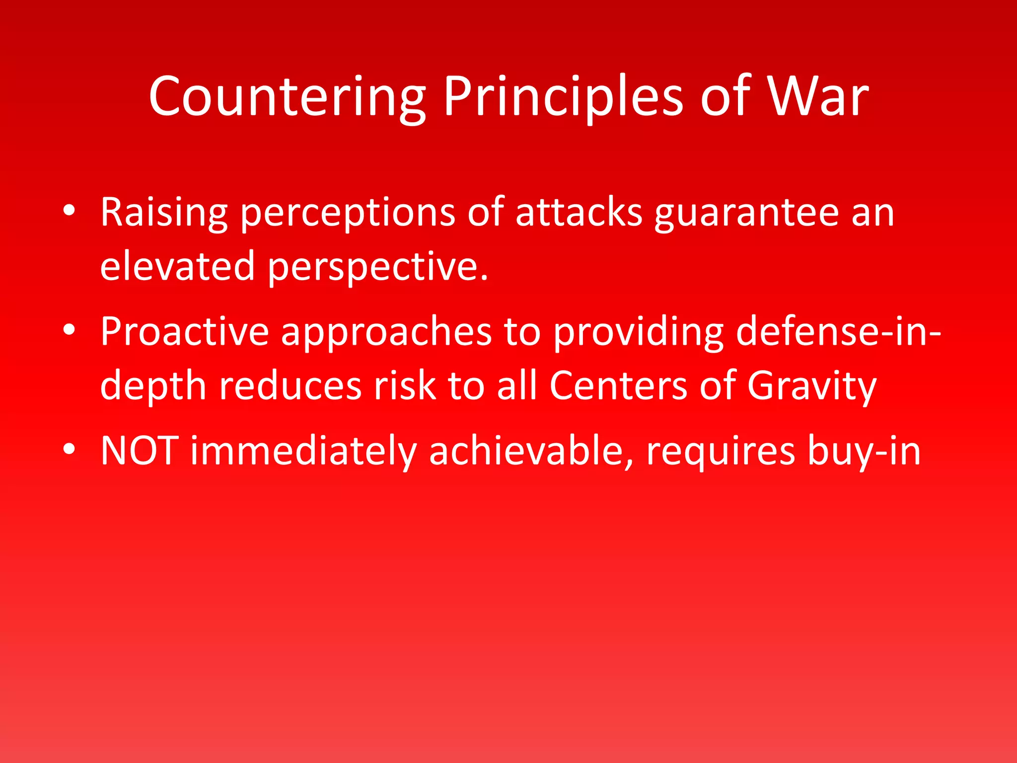 A military perspective on cyber security | PPTX