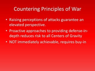 A military perspective on cyber security | PPTX