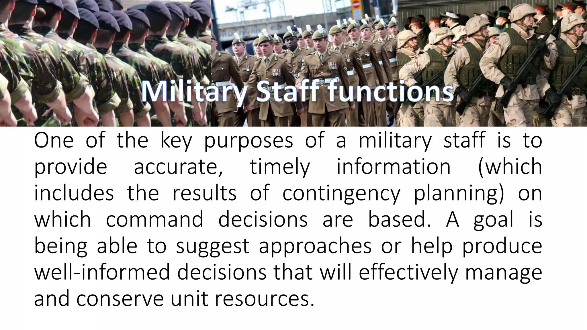 Military Forces descriptions | PPTX