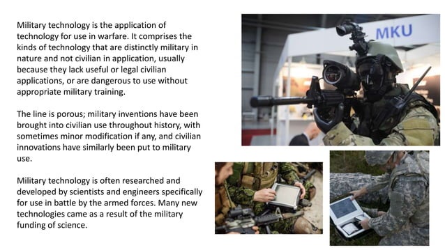 Military Forces descriptions | PPTX