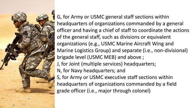 Military Forces descriptions | PPTX