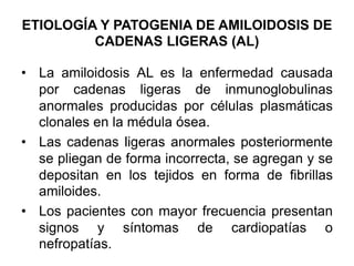 Amiloidosis | PPTX