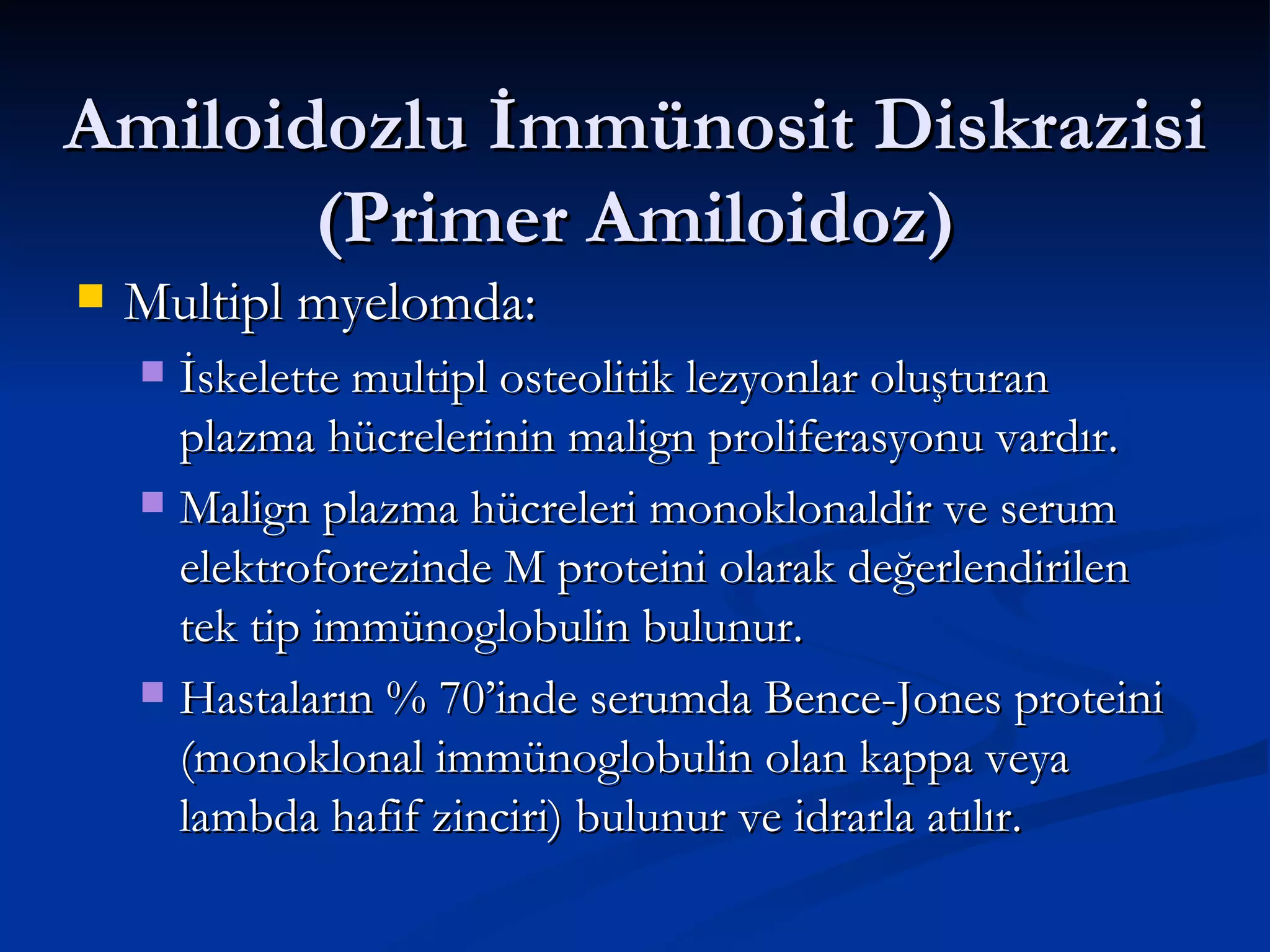 Amiloidoz (fazlası için www.tipfakultesi.org ) | PPT
