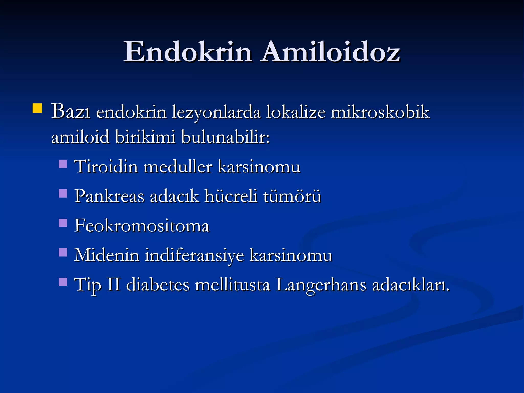 Amiloidoz (fazlası için www.tipfakultesi.org ) | PPT
