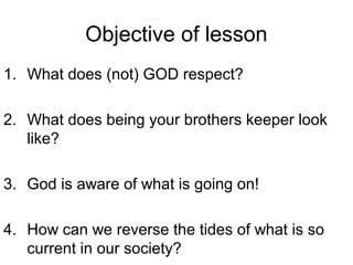 Am I my brothers keeper? | PPT