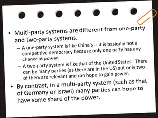 Role of multi-party in democracy | PPT