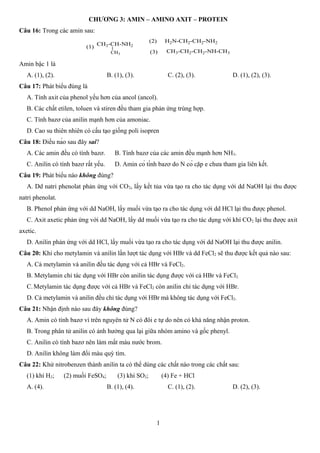 Amin aminoaxit protein de-kho | PDF