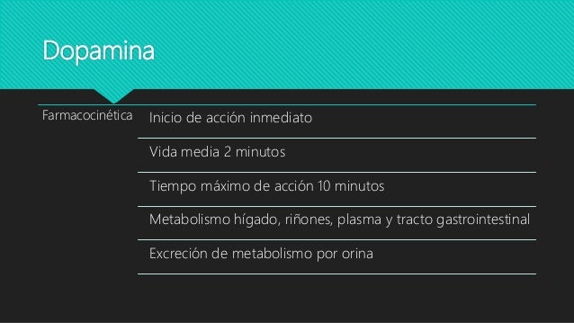 Aminas, agentes inotrópicos y vasopresores