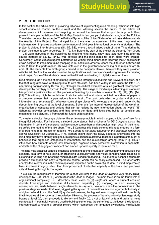 A MIND MAP THE TOOL OF COGNITION | PDF