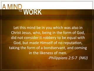 A Mind To Work Slides, 11/4/12 | PDF