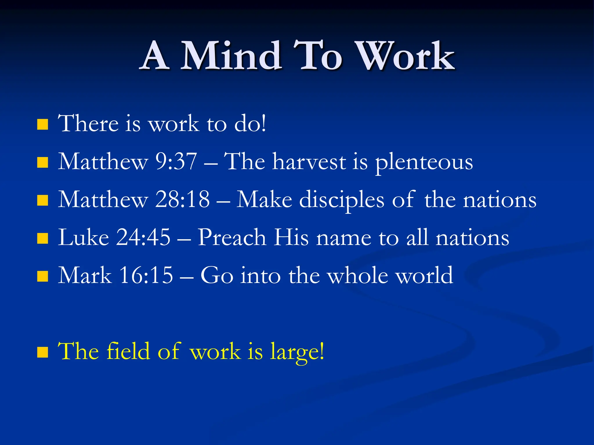 A Mind To Work.ppt