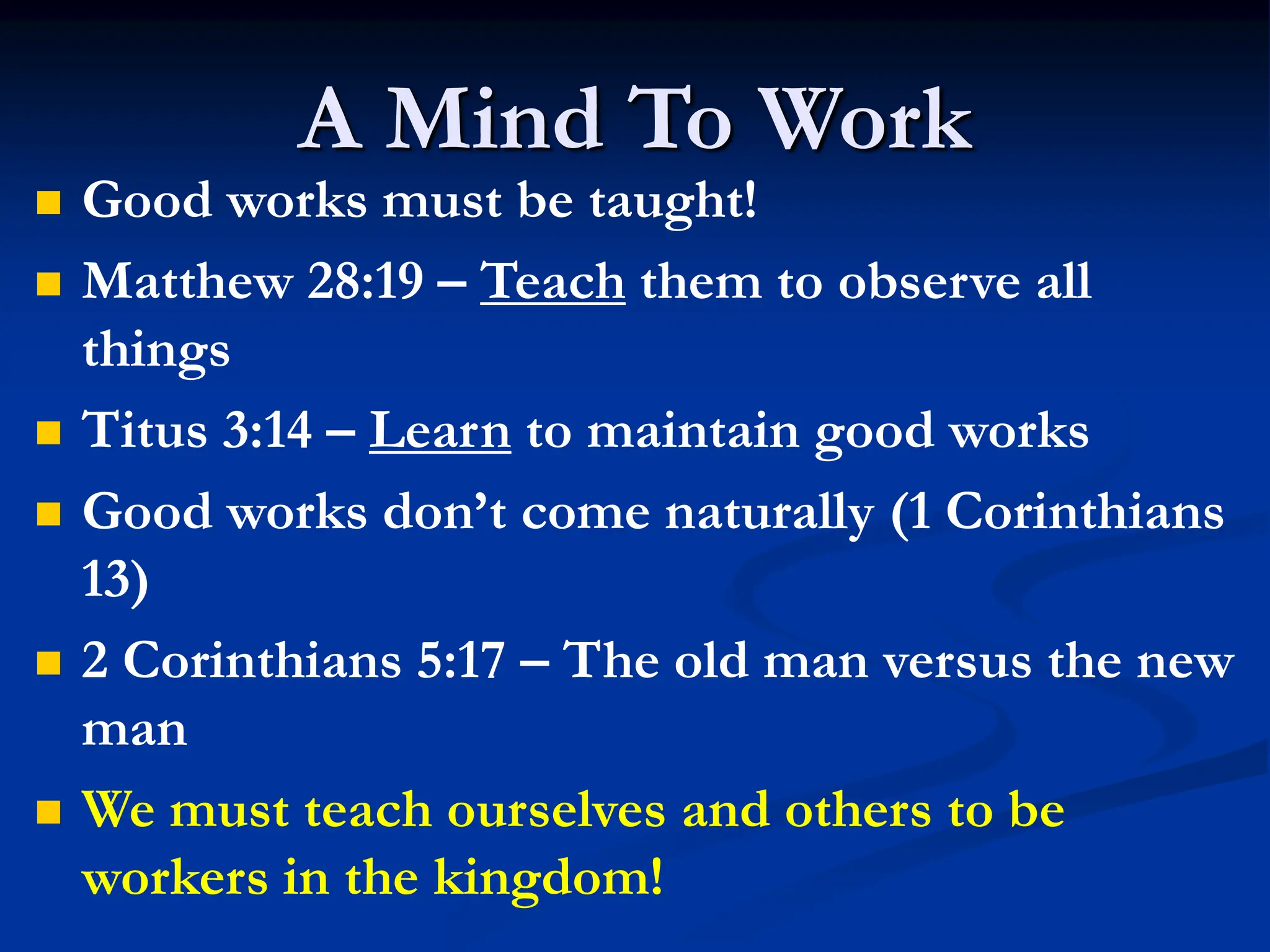 A Mind To Work.ppt