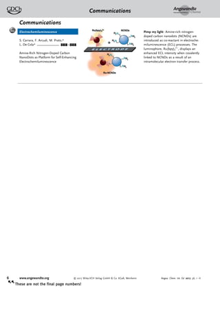Amine rich nitrogen doped carbon dots | PDF
