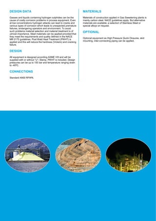 Amine filtration - Twin Filter brochure | PDF