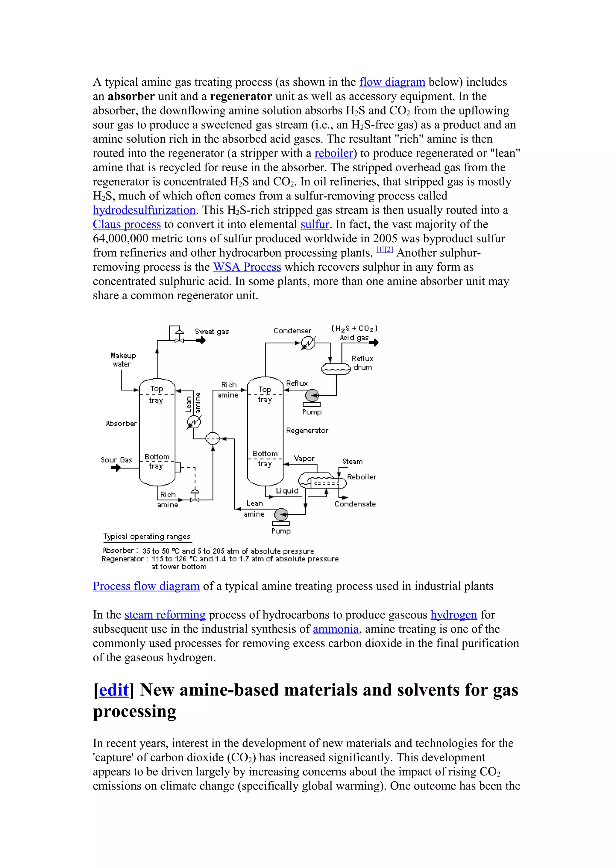 Amine gas treating | DOC