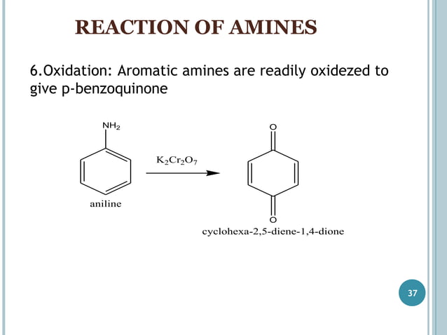 Aromatic amines | PPTX | Chemistry | Science